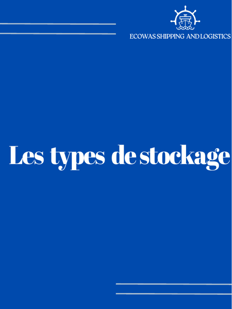 Les Types de Stockage - 1 | PDF