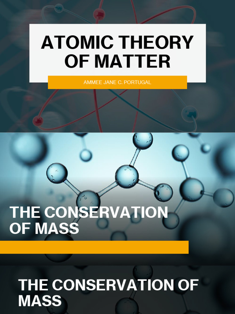 Atomic Theory of Matter | PDF