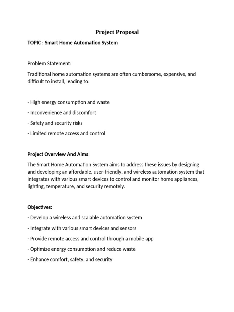 Project Proposal | PDF