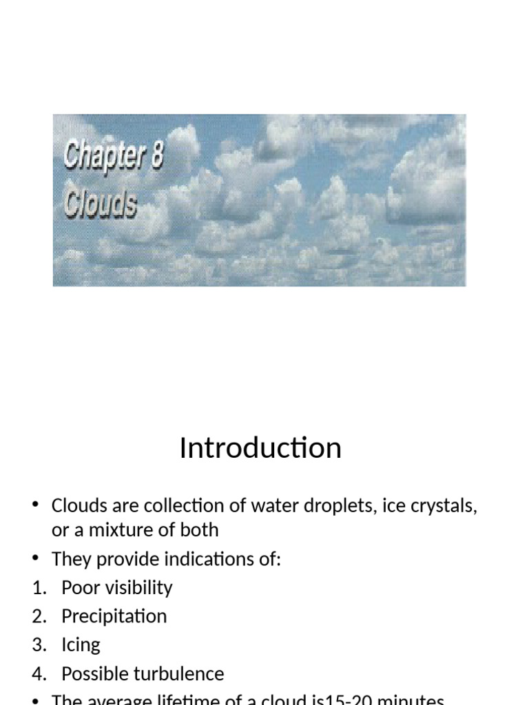 Chp-8, Clouds | PDF