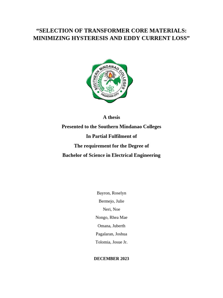 Selection of Transformer Core Materials | PDF | Transformer | Computers