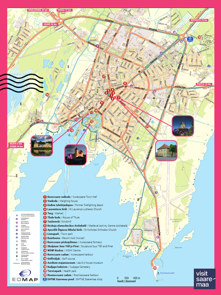 Turismikaart Kuressaare 2020 | PDF