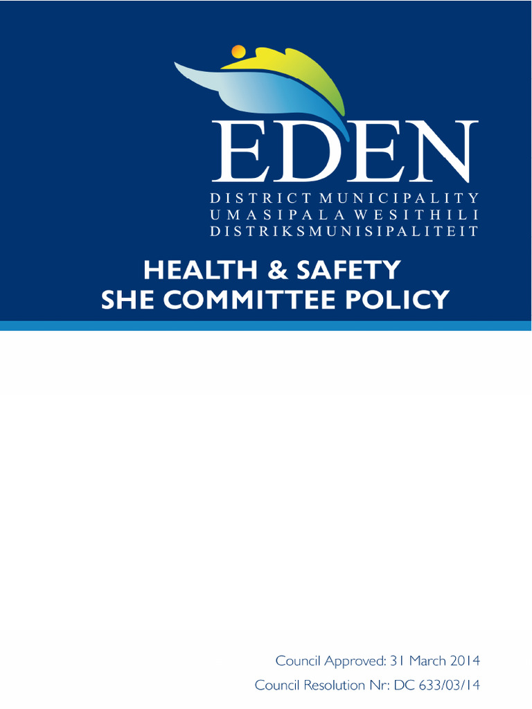 HR Occupational Health Safety SHE Committee and SHE Rep 2014 | PDF