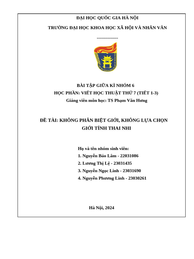 BÀI TẬP GKI VHT NHÓM 6 | PDF