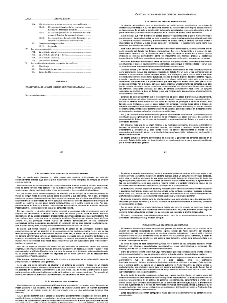 Balbin 5ta Ed. Administrativo | PDF