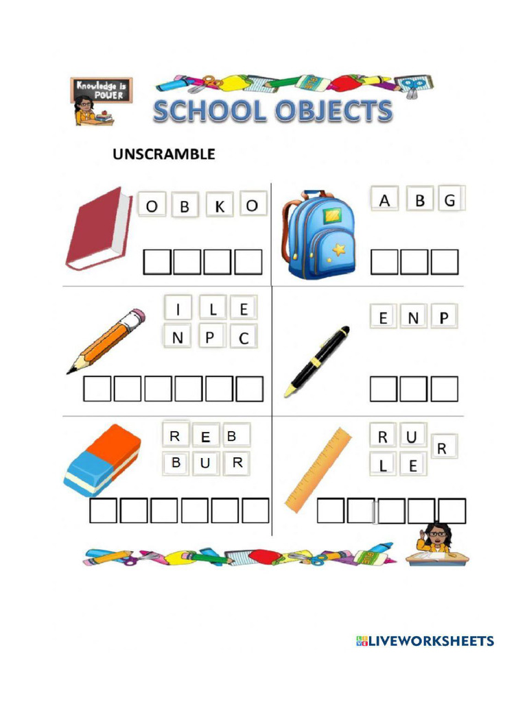 School Objects | PDF
