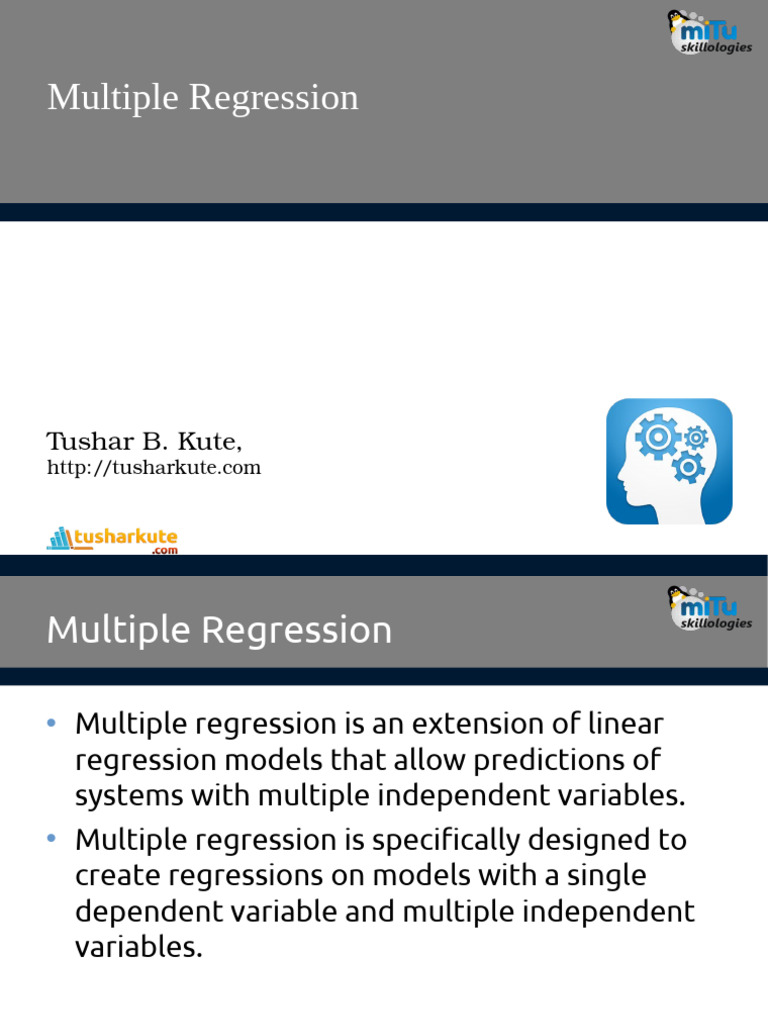 Multiple Regression | PDF