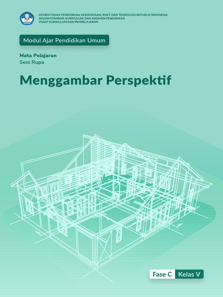 Modul Ajar Seni Rupa - Menggambar Perspektif - Fase C | PDF