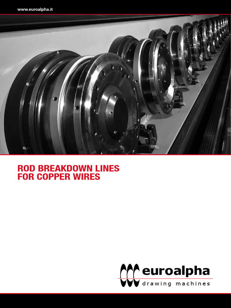 Euroalpha Rod Breakdown Machines Overview | PDF | Belt (Mechanical ...
