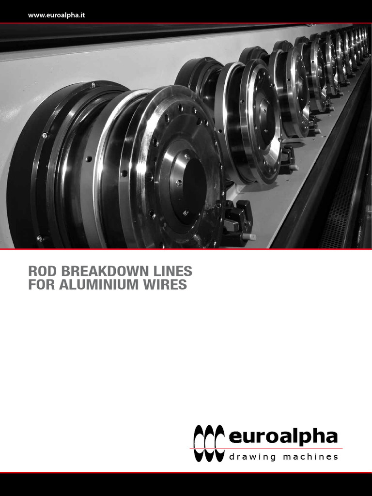 Rod Breakdown Line - Aluminium | PDF | Wire | Technology & Engineering