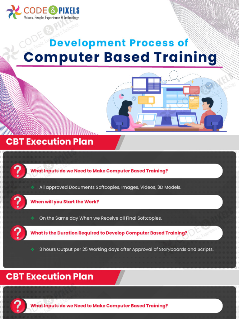 Computer Based Training (CBT) Development Process Code and Pixels | PDF | 3 D Computer Graphics ...
