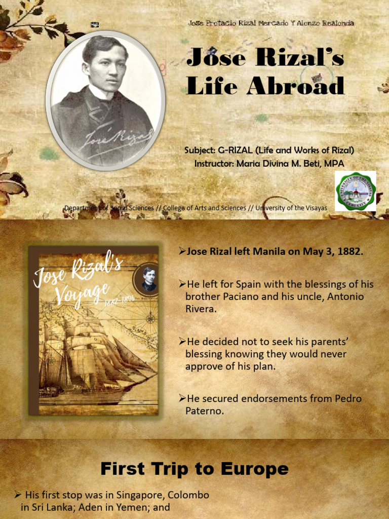 Jose Rizals Life Abroad PDF | PDF | Freemasonry | History