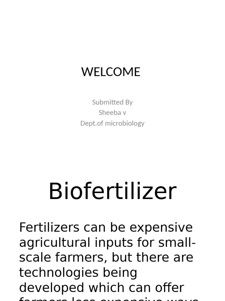 Cyanobacterial Biofertilizers for Farmers | PDF