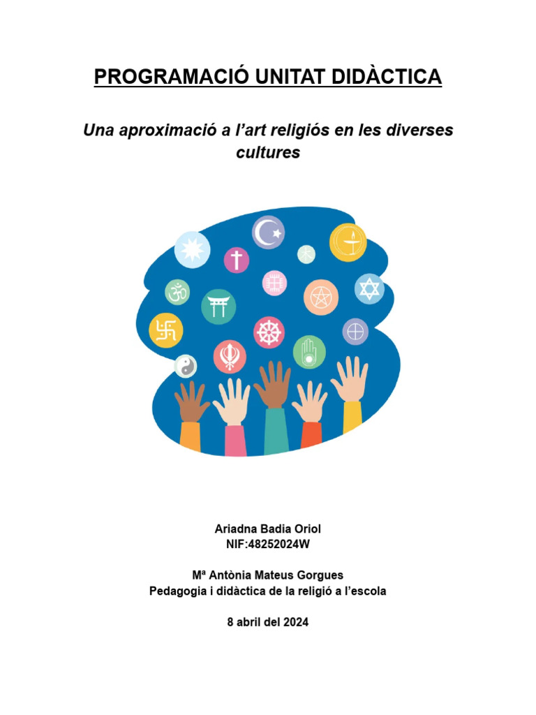 Unitat Didàctica Ariadna Badia Oriol | PDF