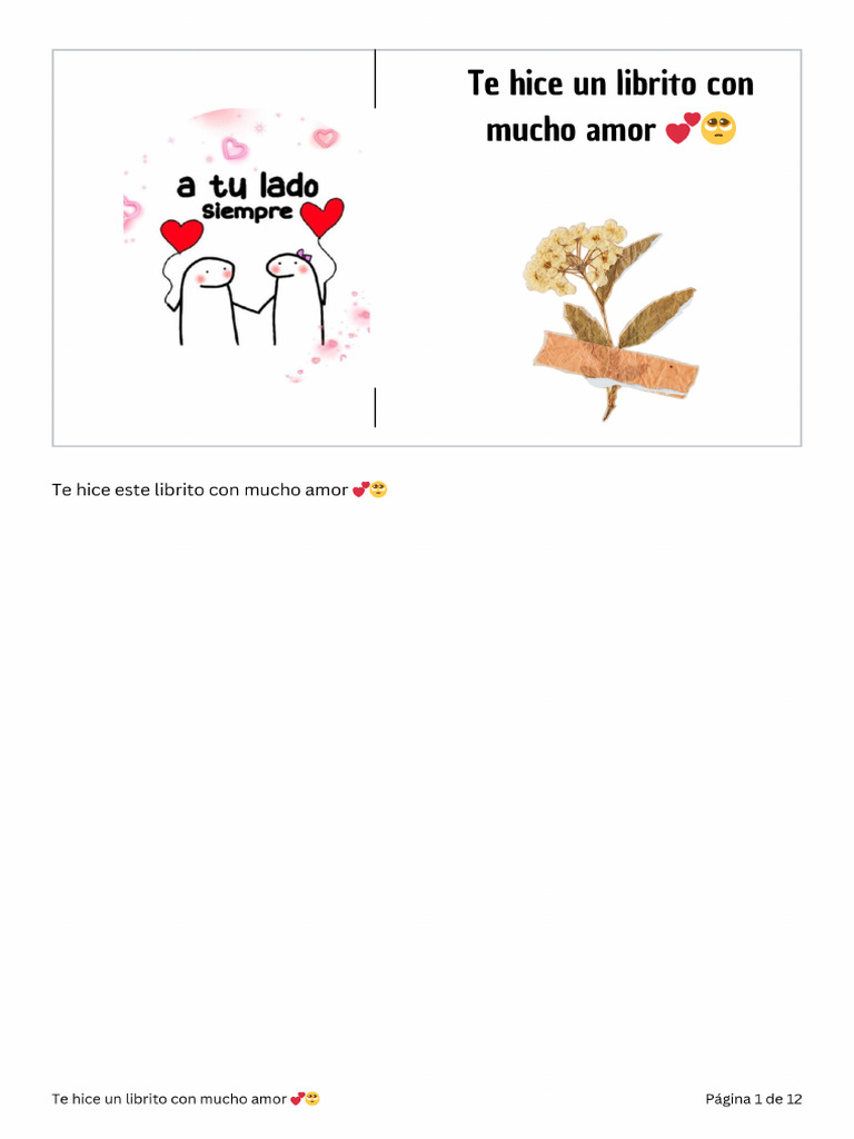 Te Hice Un Librito Con Mucho Amor ?? - 20240904 - 235118 - 0000 | PDF