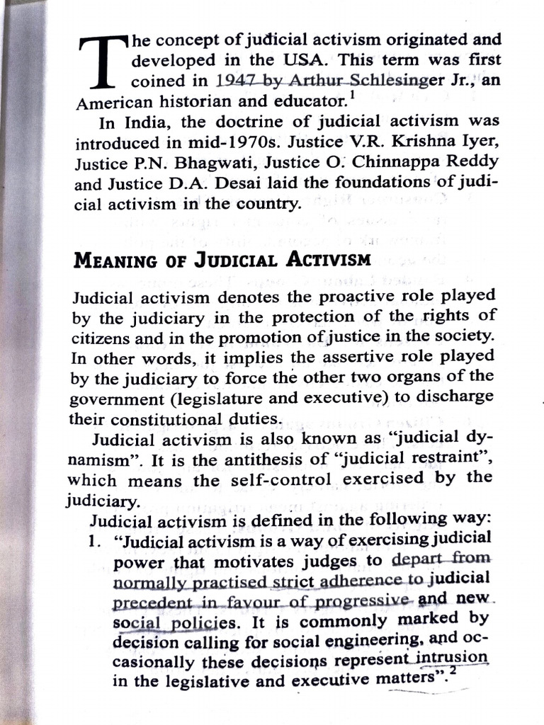 Judicial Activism | PDF
