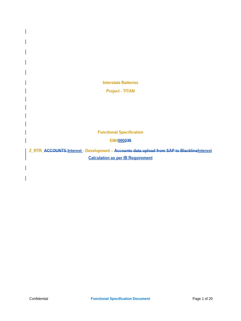 IB - ENH000 - Z - Interest Calculation - V0.2 | PDF
