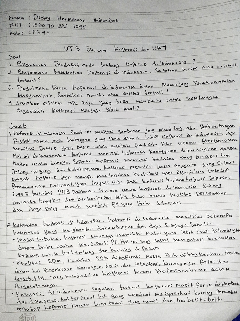 Dicky Hermawan Ardiansyah - 1860402221048 | PDF