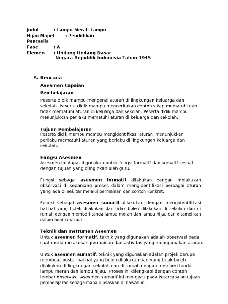 Https - Static-Assessment - Guru.belajar - Id - SD - Pendidikan Pancasila - Fase A - Lampu Merah ...