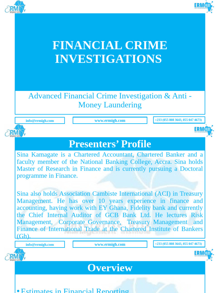 D4 Financial Crime Investigation 1 1 | PDF