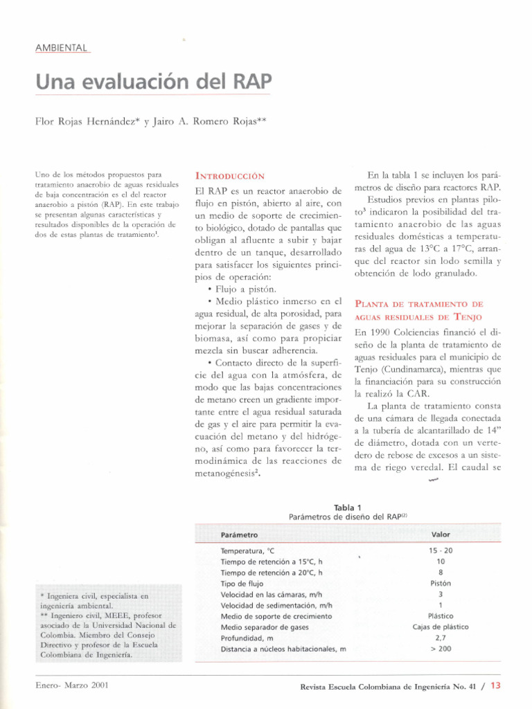 Una evaluación del RAP | PDF