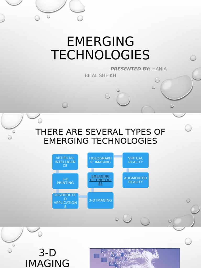 Emerging Technologies | PDF