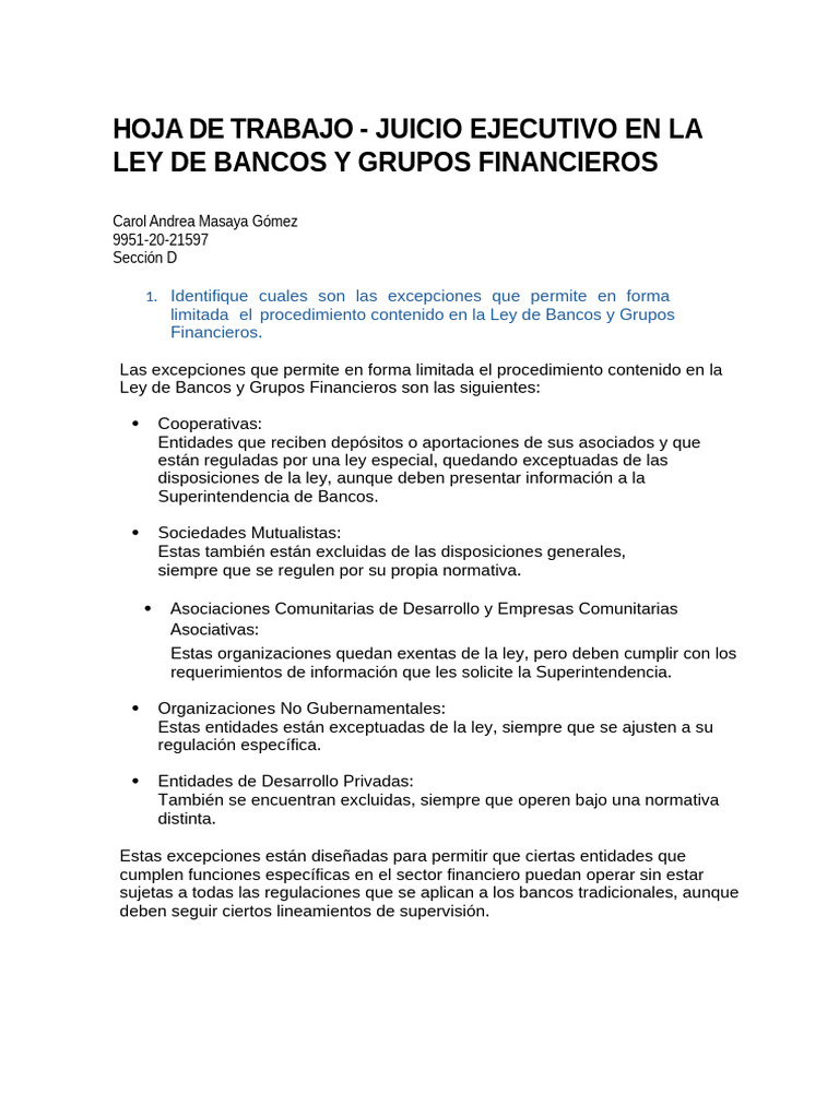 Hoja de Trabajo Clinica Civil Ii | PDF