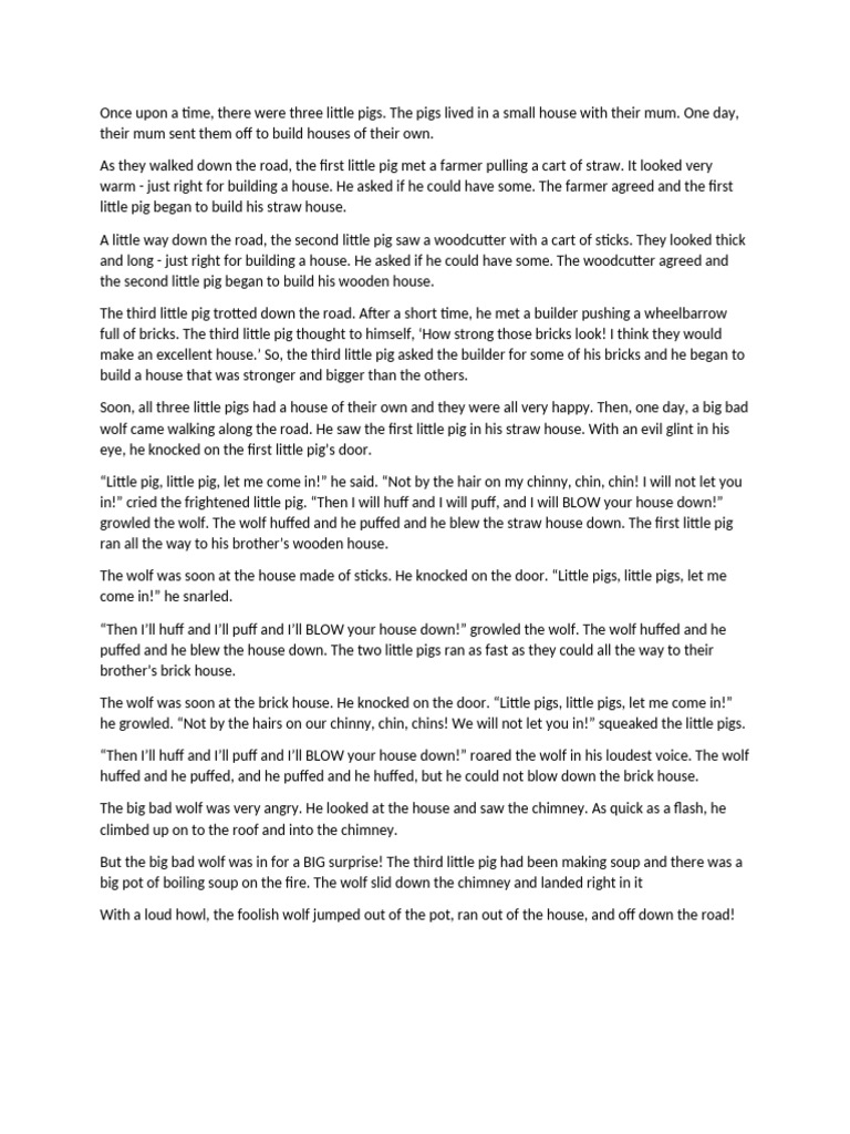 The Three Little Pig 1 | PDF