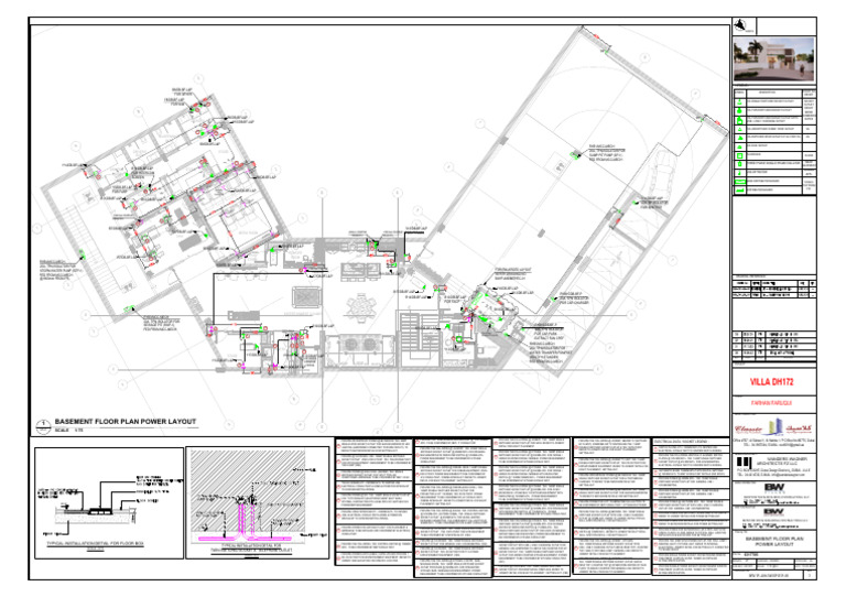 Ep-01 Basement Floor Plan Power Layout - R3-Ep-01 | PDF