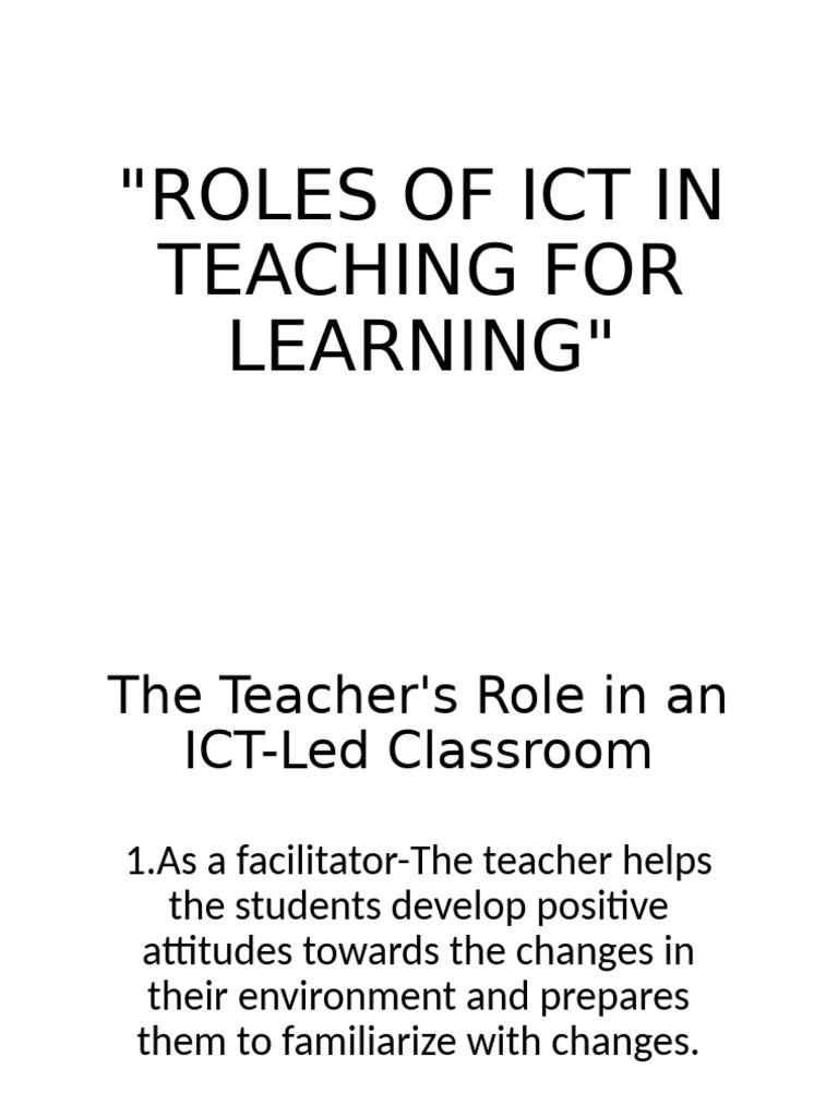 Roles of Ict I Wps Office | PDF