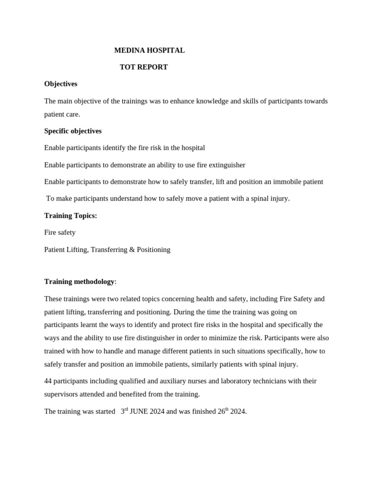 June TOT Report | PDF