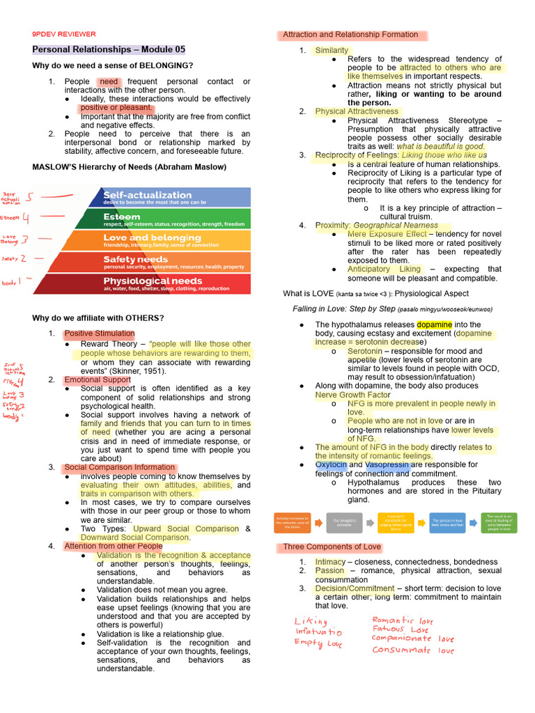 PDEV Finals Revision Notes | PDF