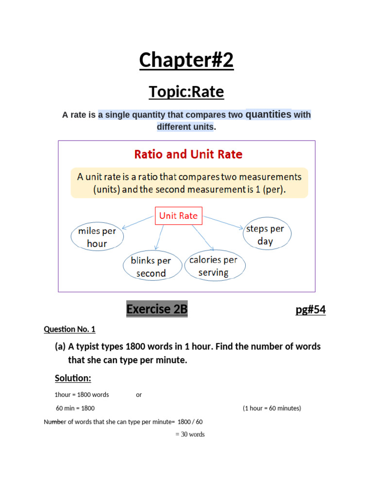 Maths VI Ex 2B+2C+2D | PDF