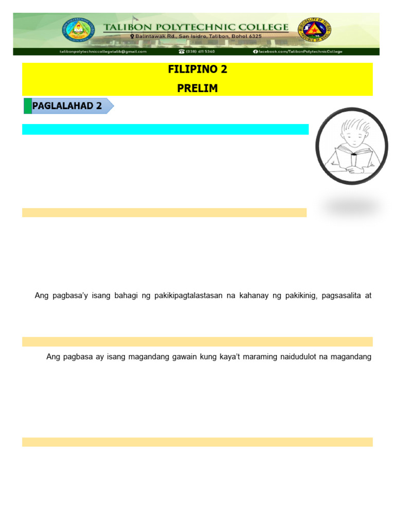PDF Prelim Filipino 2 | PDF