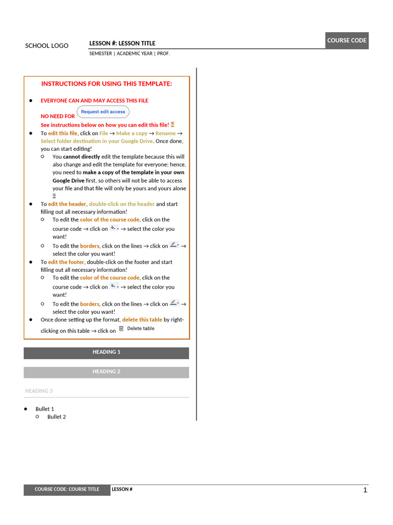 Digital Note-Taking Template | PDF