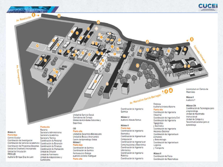 Mapa de Servicios CUCEI-2 | PDF