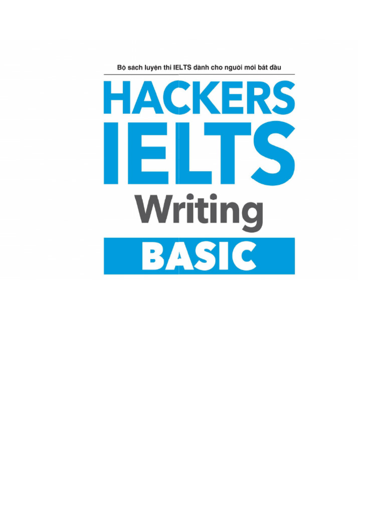 Hackers Ielts Writing Basic Doc Thu PDF Free | PDF
