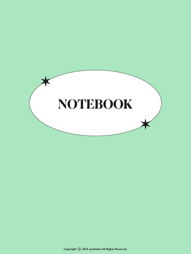 Digital Notebook Paper Template 2 Final | PDF