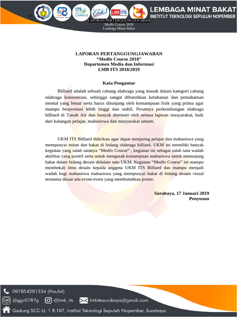 Format LPJ LMB Renaissance | PDF