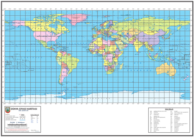 Dunya Siyasi Haritasi 1694 | PDF
