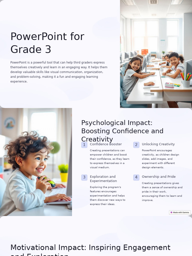 PowerPoint For Grade 3 | PDF