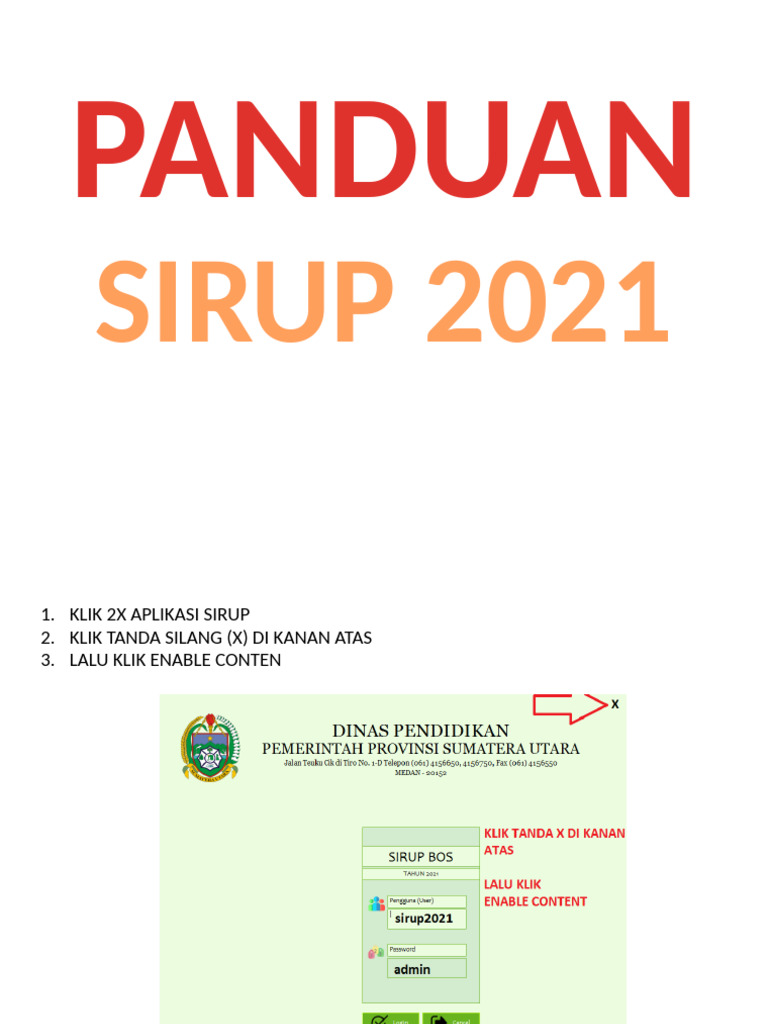 Panduan Sirup 2021 | PDF