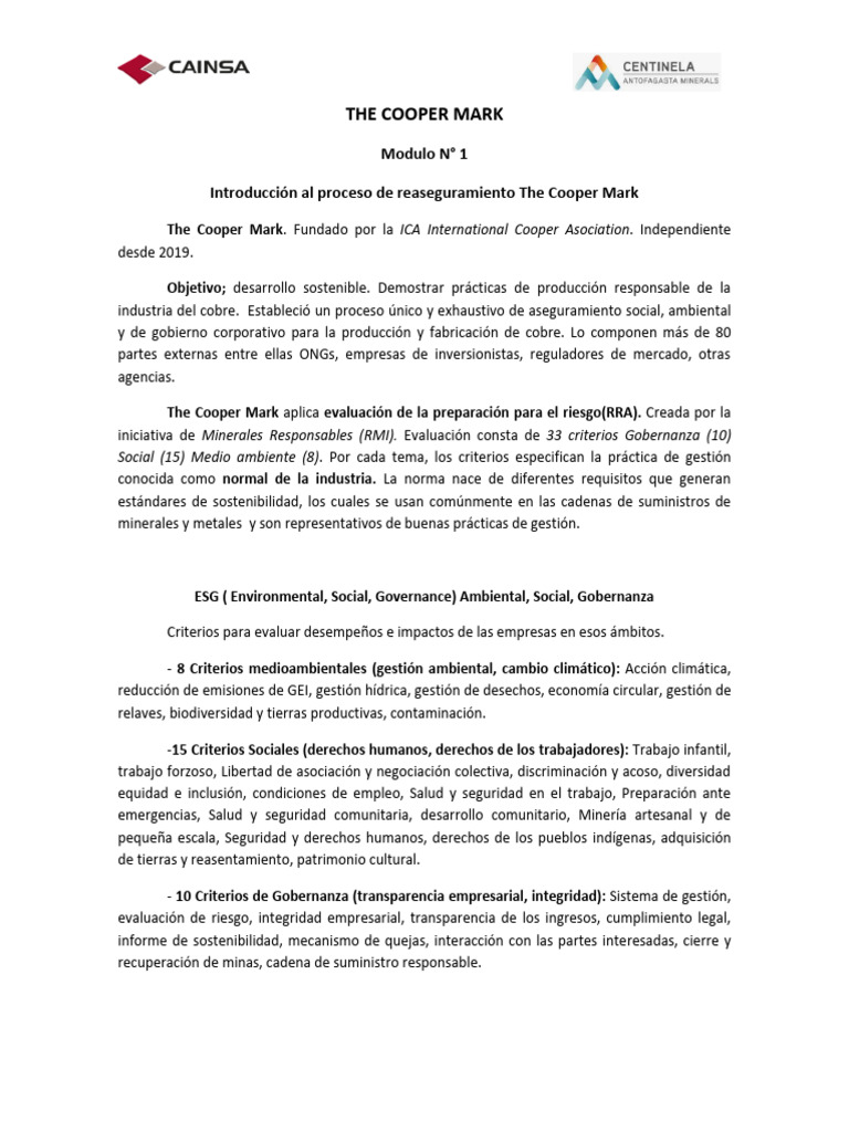 The Cooper Mark | PDF