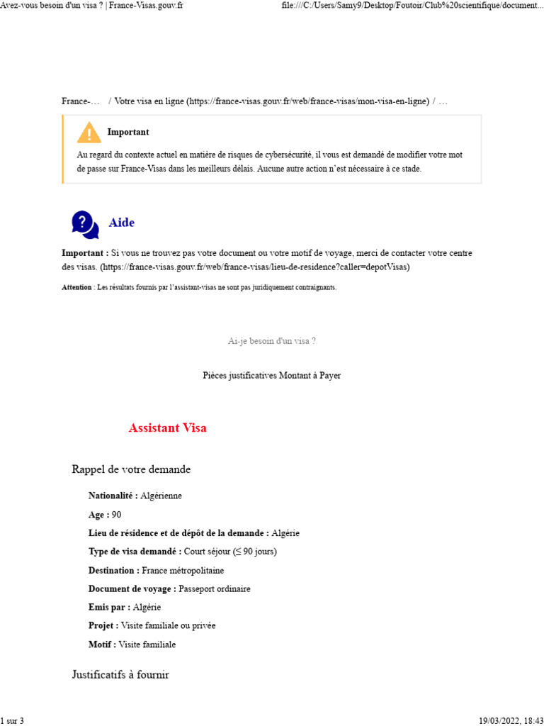 Documents A Fournir | PDF