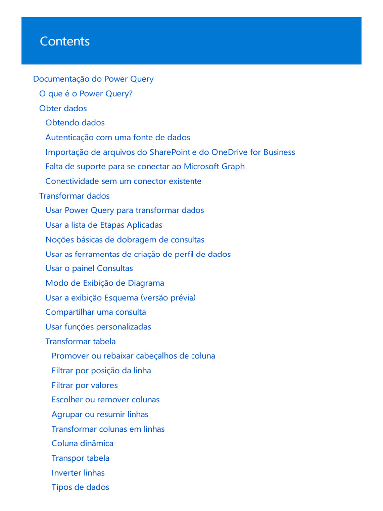 Tutorial MicroSoft Power Query | PDF