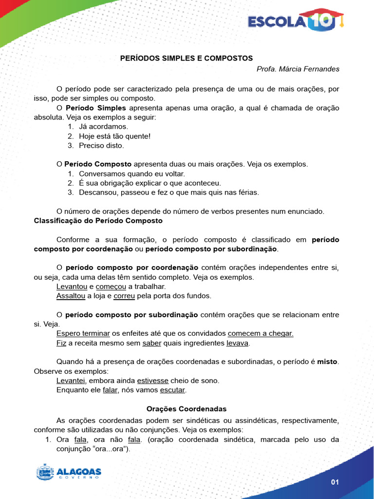 Períodos Simples e Compostos | PDF