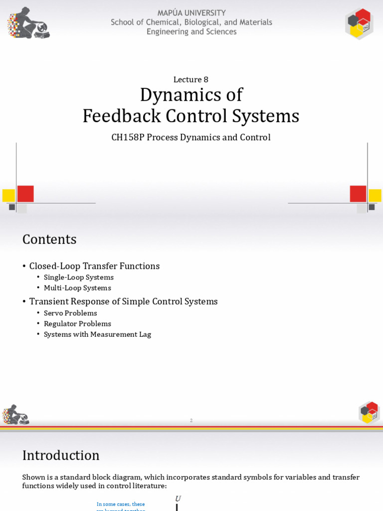 8 Dynamics of Feedback Control Systems 2 | PDF