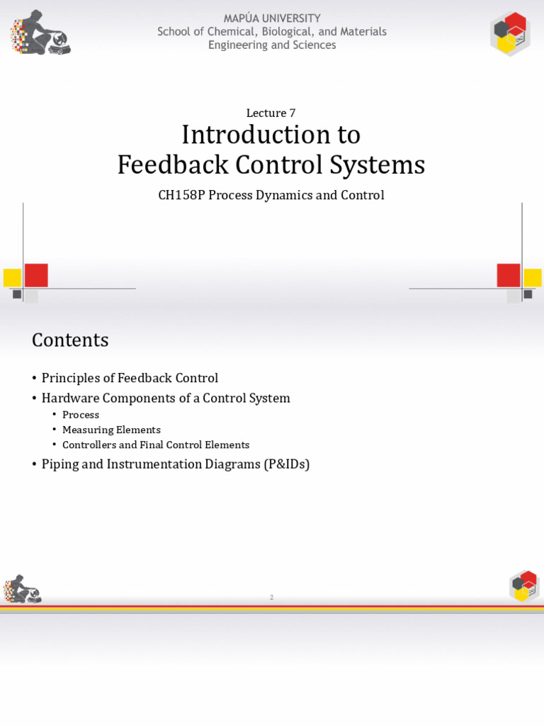 7 Introduction To Feedback Control Systems 2 | PDF