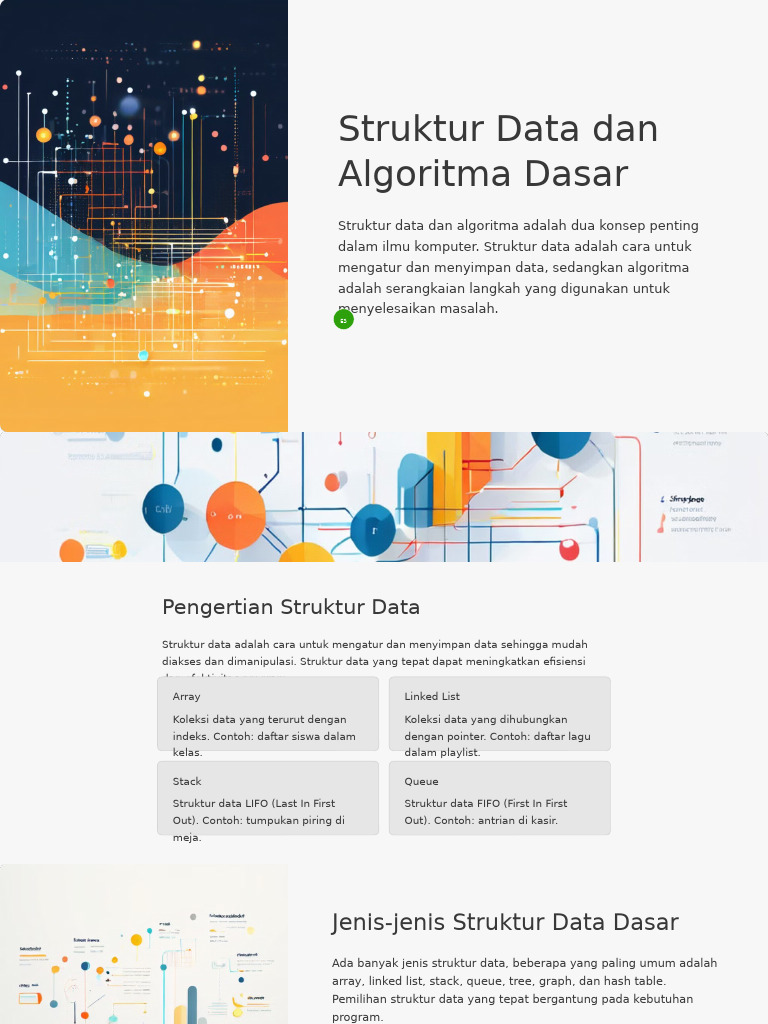 Struktur Data Dan Algoritma Dasar | PDF