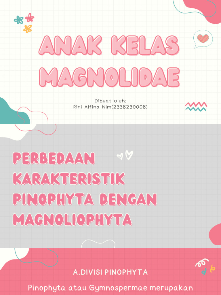 Anak Kelas Magnolidae Rini - Alfina PDF | PDF